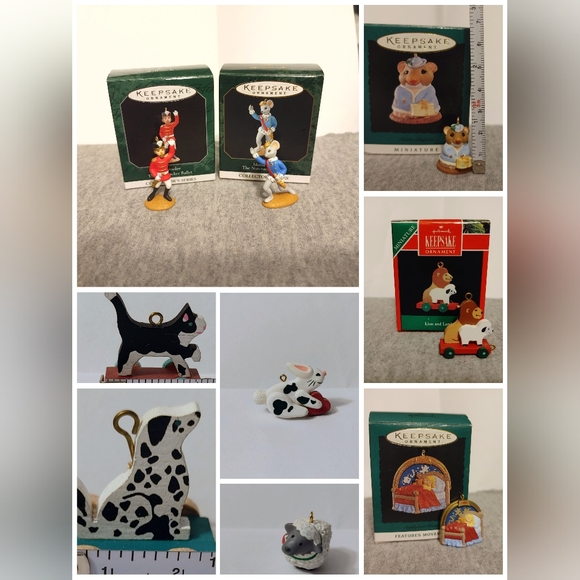 Hallmark | Holiday | Vtg Hallmark Signature Miniatures Collection 9 ...
